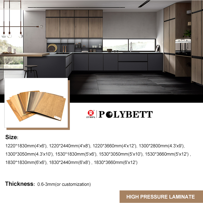 HPL-platen met houtnerf | Decoratief hogedruklaminaat voor meubels ...